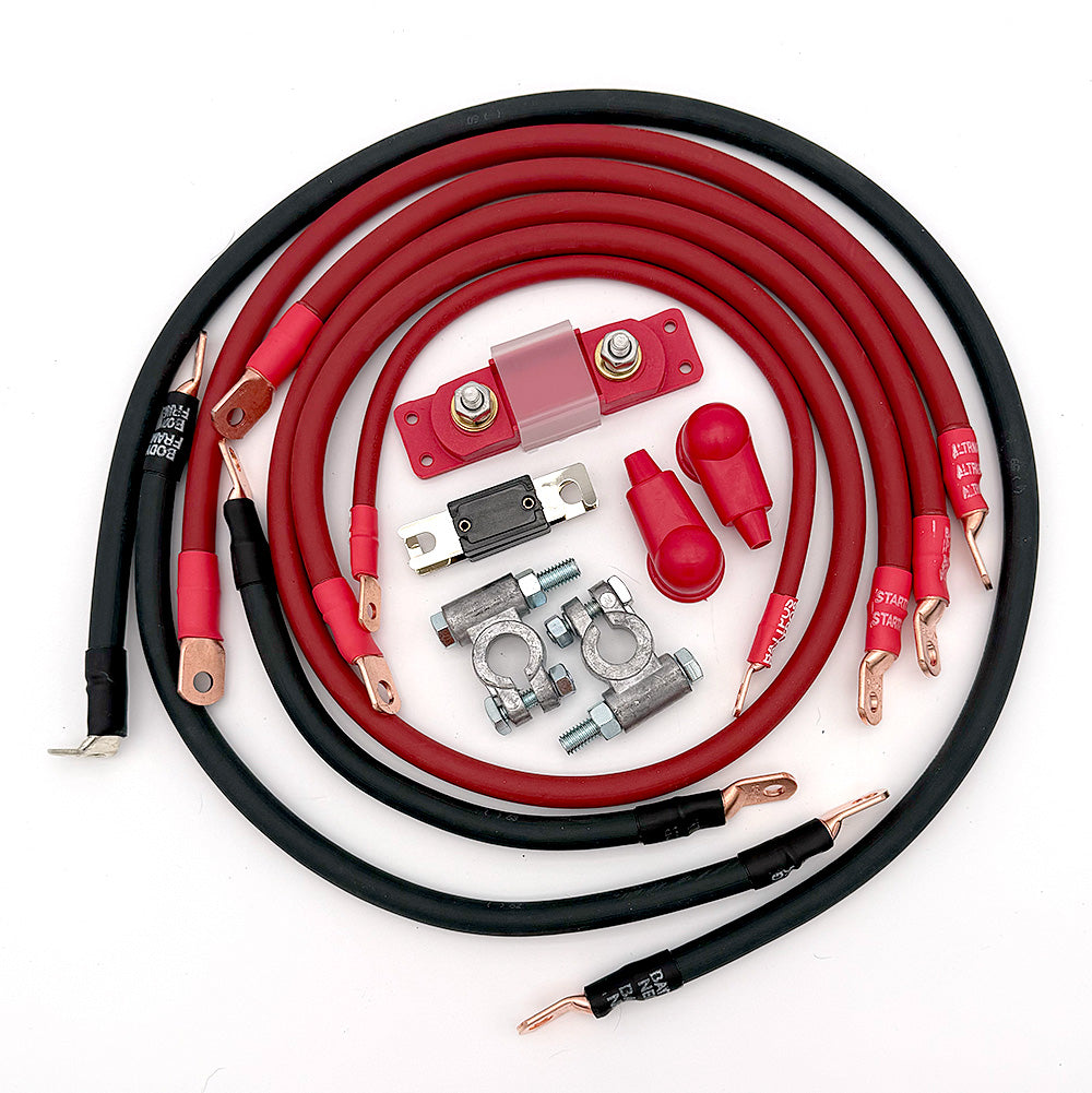 Toyota Land Cruiser Big 7 Battery Cables Kit FZJ80 - 1993-1997 – Rugged ...